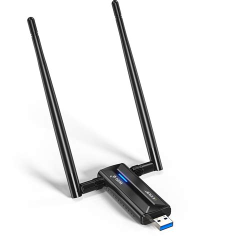 Ax5400m Wifi 6e Usb 3 0 Adapter Tri Band 6ghz 5ghz 2 4ghz 802 11ax Dual 5dbi Antennas Wireless