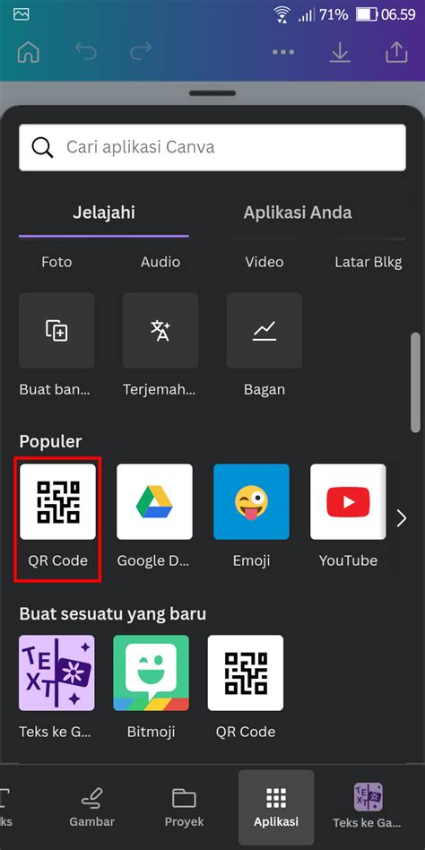 Cara Buat Kode QR Di Aplikasi Canva Dengan Cepat