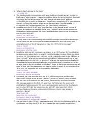 Network Communication Analysis With Wireshark Course Hero