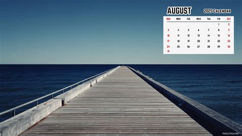 August 2025 Calendar Desktop Wallpapers Pixelstalk