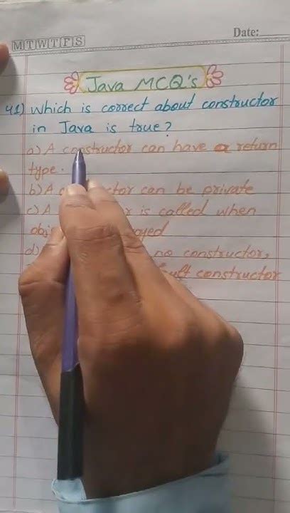 Java Programming Mcqs Part19 Programminglanguage Codinglover