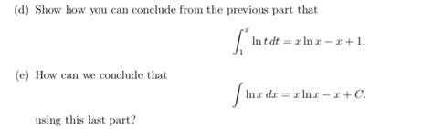 Solved Can You Solve Part E Given Part D You Do Not Need To Chegg Com