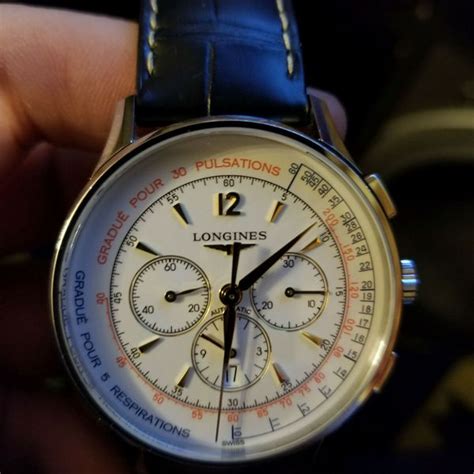 The Longines Asthmometer Pulsometer Chronograph L27874 Mega Rare