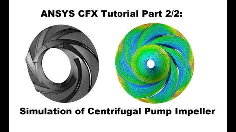 Ansys Cfx Tutorial Part 2 2 Simulation Of Centrifugal Pump Impeller And Prediction Of Head