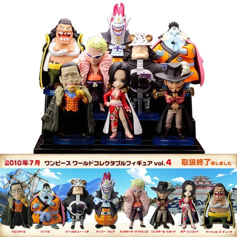 One Piece Figures 8pcs Set Oka Shichibukai One Piece Anime Figures