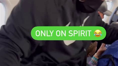 Outrageous Moment Impatient Spirit Airlines Passenger STEPS OVER Man Next To Him In Aisle Seat