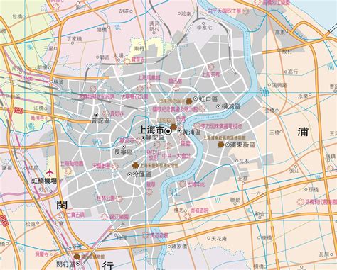 【上海地圖】上海自由行必備！上海全區旅遊地圖、市中心景點地圖、地鐵路線圖一次整理