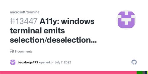 A11y Windows Terminal Emits Selectiondeselection Events In Mark Mode