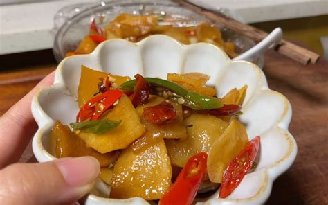 嘎嘣脆的腌萝卜 ，好吃的停不下来 哔哩哔哩