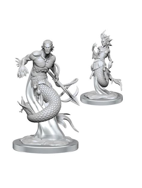 Dungeons And Dragons Nolzurs Marvelous Miniatures Merfolk Wave 20