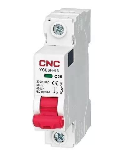 Interruptor Automático 1 X 25a 6ka Curva C Certificado Sec Cuotas Sin Interés