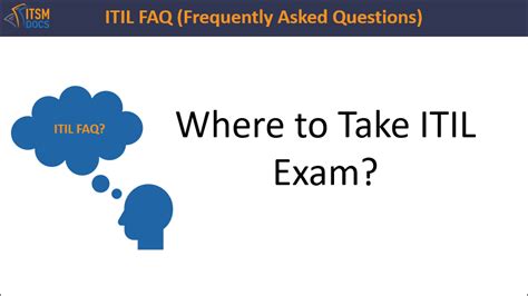 Where To Take Itil Exam Itsm Docs Itsm Documents And Templates