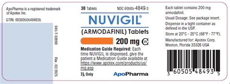 Dailymed Nuvigil Armodafinil Tablet
