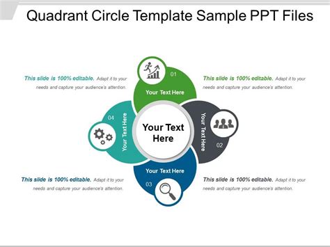 Quadrant Circle Template Sample Ppt Files PPT Images Gallery PowerPoint Slide Show