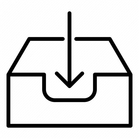 Inbox Folder Beckup Document Folder Files Menu Letter Icon Download On Iconfinder
