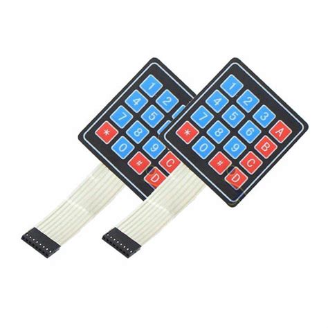 GetUSCart DEVMO 2PCS 4 X 4 Matrix Array 16 Key Membrane Switch Keypad