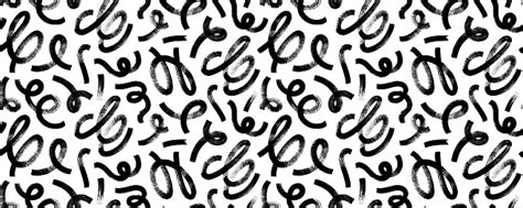 물결 모양과 소용돌이 브러시 스트로크 벡터 원활한 패턴 0명에 대한 스톡 벡터 아트 및 기타 이미지 0명 S 모양 거친 Istock