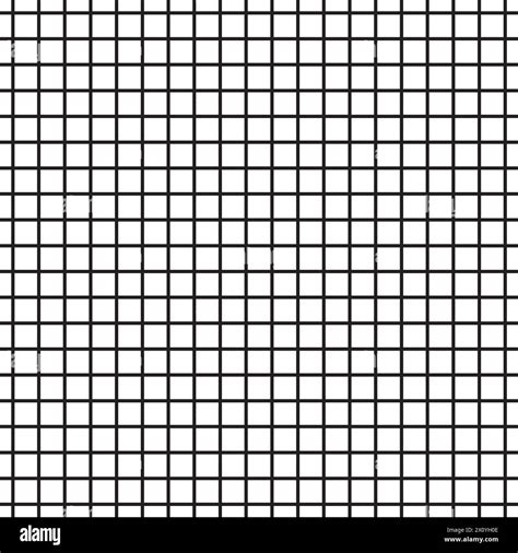 Seamless Monochrome Grid Pattern For Design Background Stock Vector