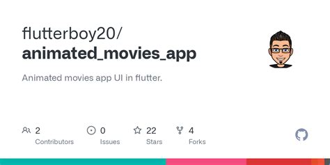 Github Flutterboy20animatedmoviesapp Animated Movies App Ui In