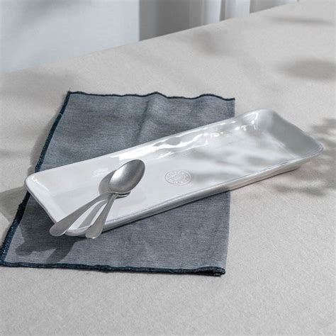 코스타노바 노바 라인 화이트 직사각서빙접시 37cm 감도 깊은 취향 셀렉트샵 29cm