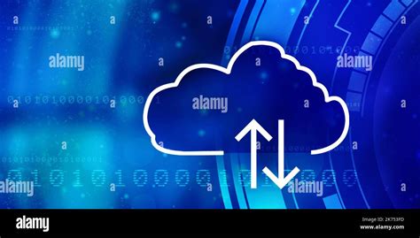 D Rendering Technology Cloud Computing Stock Photo Alamy