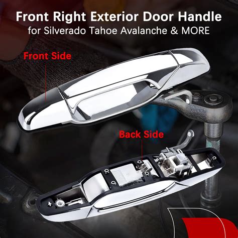 Chrome Door Handles 07 13 Chevy Silverado Rarayc Exterior Door Handle