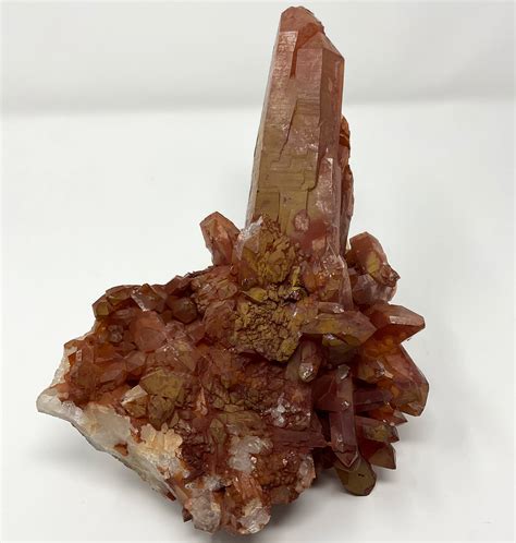 Tangerine Quartz Cluster From Brazil Cornerstone Minerals