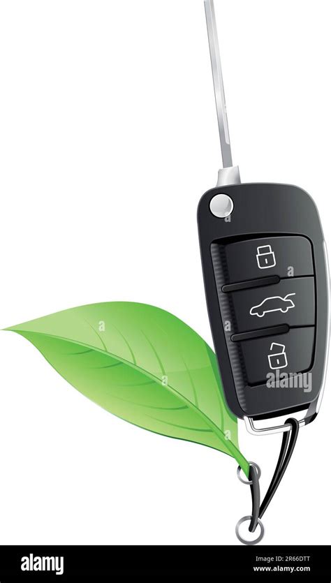 Leaf Macro Car Stock Vector Images Alamy