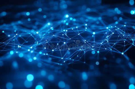 A Sci Fi Inspired 3d Background With Deep Blue Hexagonal Patterns That Glow Softly The Hexagons