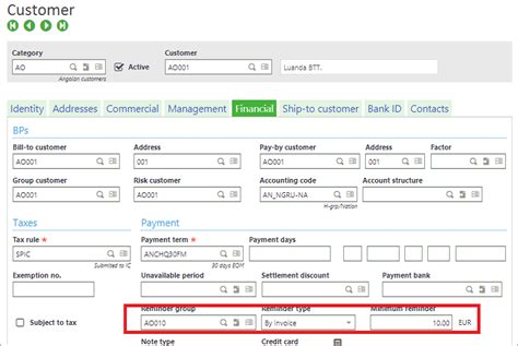 How To Check Reminder Checkbox Automatically On Customer BP Invoice