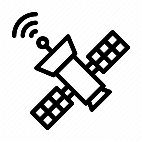 Satellite Space Communication Orbit Technology Icon Download On Iconfinder