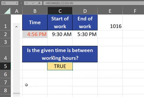Is This Time Between Working Hours Excel And Adam