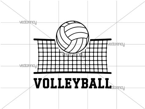 Volleyball Net Svg Free Vectorency