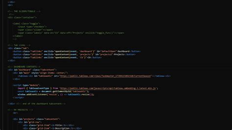 Chatgpt Tableau Html Css And Javascript