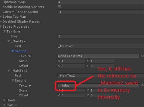 Access A Materials Saved Properties Via Script Unity Engine Unity
