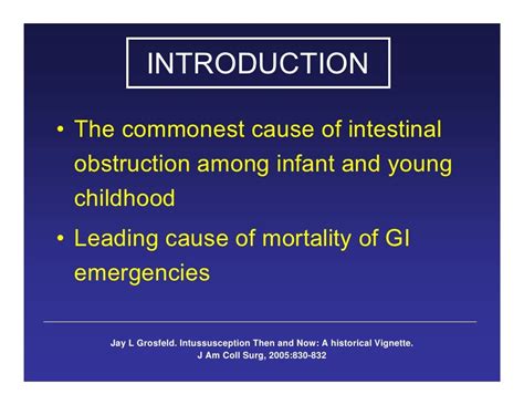 Recurrent Intussusception