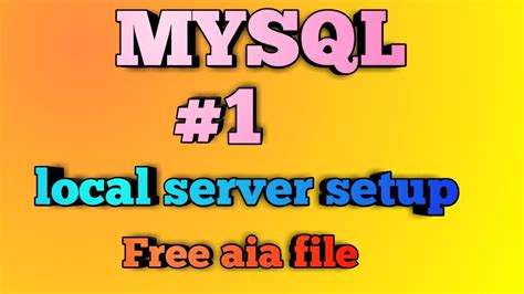 Mysql Database In Kodular Connect Local Server Into App Using Kodular