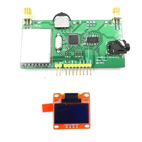 Rx5808 5 8g 40ch Diversity Fpv Receiver With Oled Display Sma Diy Part For Fpv Racing Quadcopter