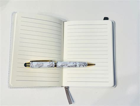 Custom Mini Blush And Rose Outline Notebook Kicrafts Handmade Ts