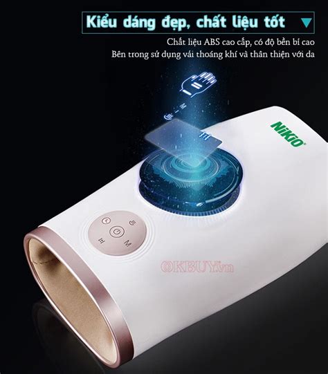 Máy Massage Bàn Tay Nikio Nk 330 Pin Sạc Hỗ Trợ Gảm đau Nhức Mỏi Tê