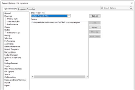 Simplify Solidworks Property Input With Custom Properties Tab