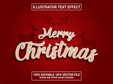 Premium Vector Text Effect 3d Eps Editable Text