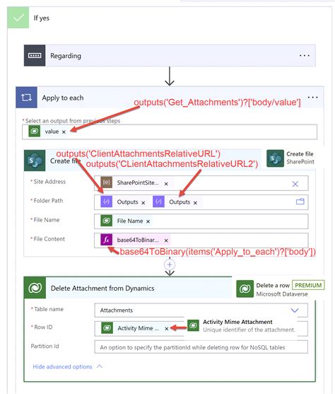 automatically upload dynamics 365 and dataverse email attachments to sharepoint via app for