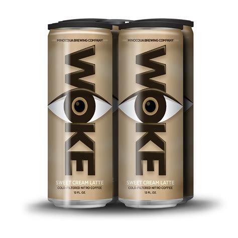Woke Oat Milk Sweet Cream Canned Coffee 12oz 4 Pack Minocqua