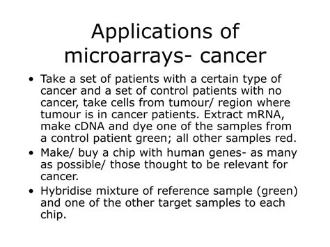 Ppt Analysis Of Microarray Data Powerpoint Presentation Free Download Id