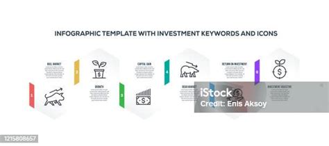 투자 키워드와 아이콘이 있는 인포그래픽 디자인 템플릿 0명에 대한 스톡 벡터 아트 및 기타 이미지 0명 개선 거래자 Istock