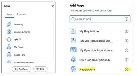 New Requisitions App Available In Workday Procurement Services Iowa State University