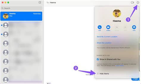 What Is Hide Alerts In Messages On IPhone IPad And Mac Guiding Tech