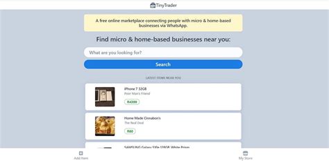 Tinytrader — A New Website Supporting South African Micro Businesses