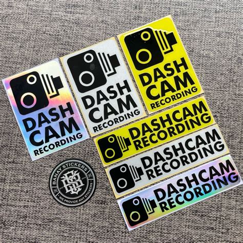 Sticker Dashcam Recording Cutting Sticker Shopee Malaysia